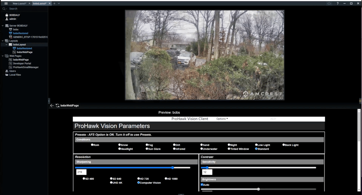 ProHawk Video Restoration Works with Nx - Network Optix